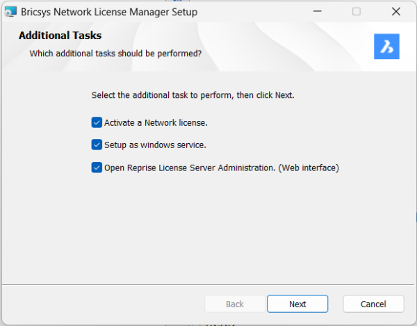 Setting up the network license server for BricsCAD - BricsCADPower