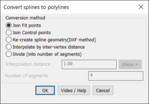 Convert Splines to Polylines: CP_SPL2PL – CADPower Command - CADPower