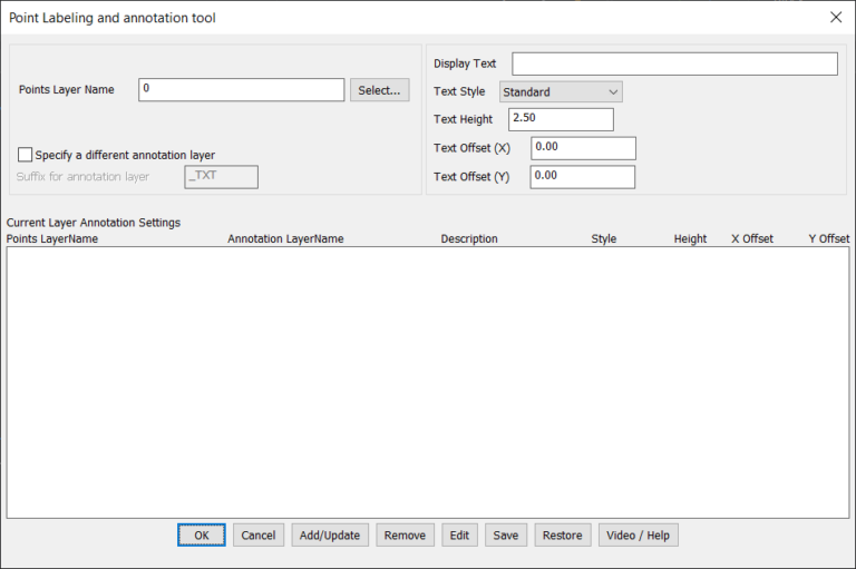 Annotate Points, Based on Layer Names: CP_ANNOTPOINTS – CADPower ...