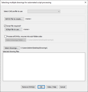 Batch Process Multiple Drawings with Scripts: CP_BATCHPROCESS ...