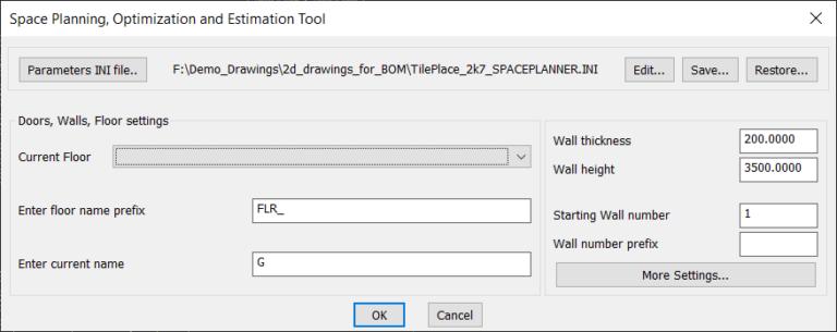Build Walls From Plan Footprint Cp Buildwalls Cadpower Command Cadpower