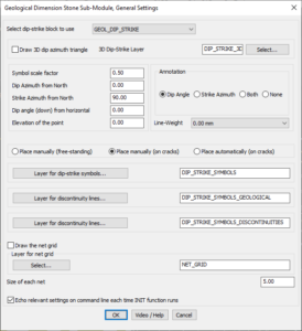 Place Dip/Strike Symbols: GEOL_PLACEDIPSTRIKESYMBOL – GeoTools Command ...