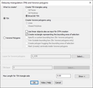 Create TIN Surface (Delauney Triangles) / Voronoi Polygons: GT ...