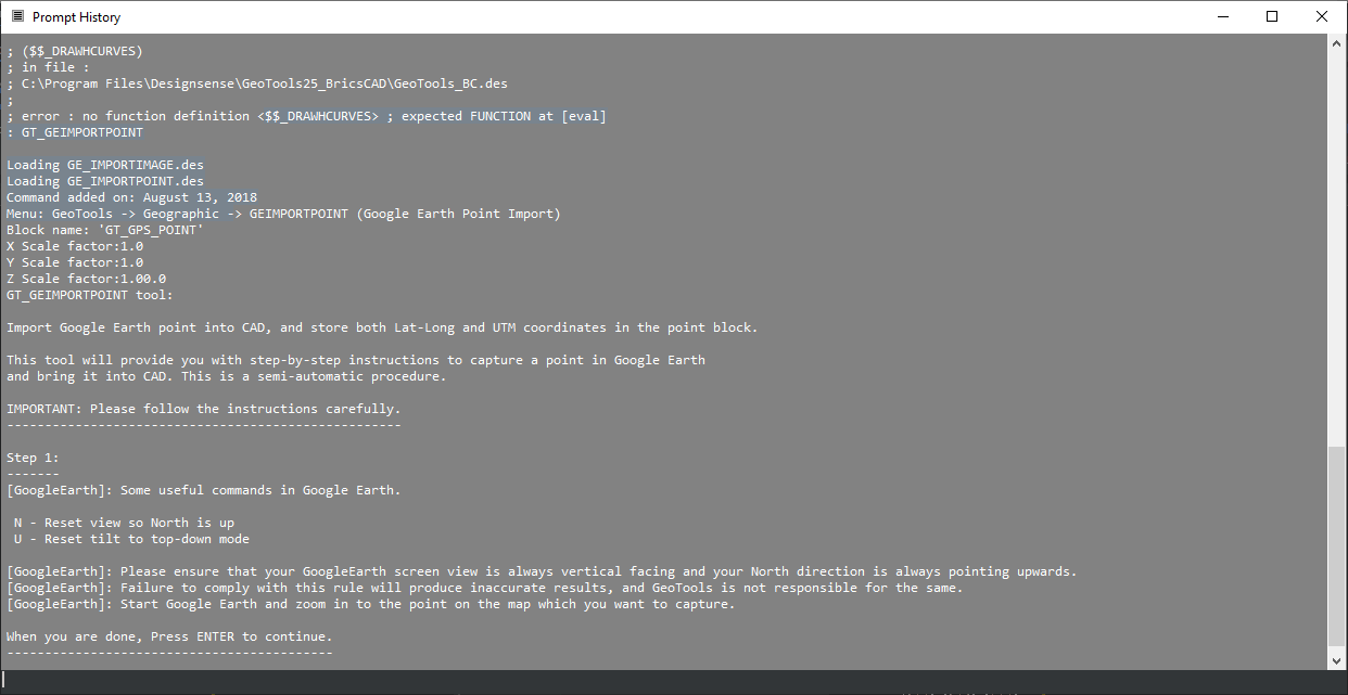 Google Earth Point Import: GT_GEIMPORTPOINT – GeoTools Command - GeoTools