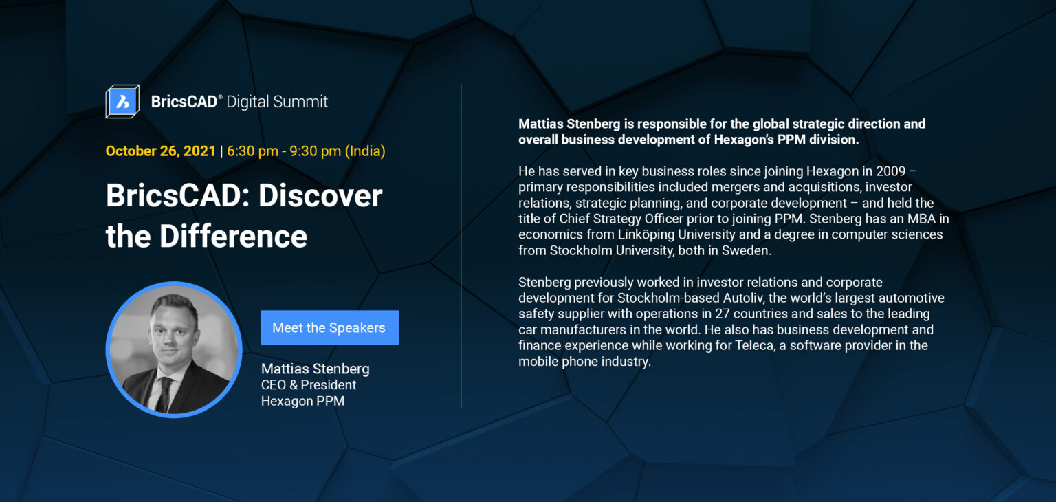Bricsys Digital Summit 2021, Designsense Software - Home of BricsCAD ...