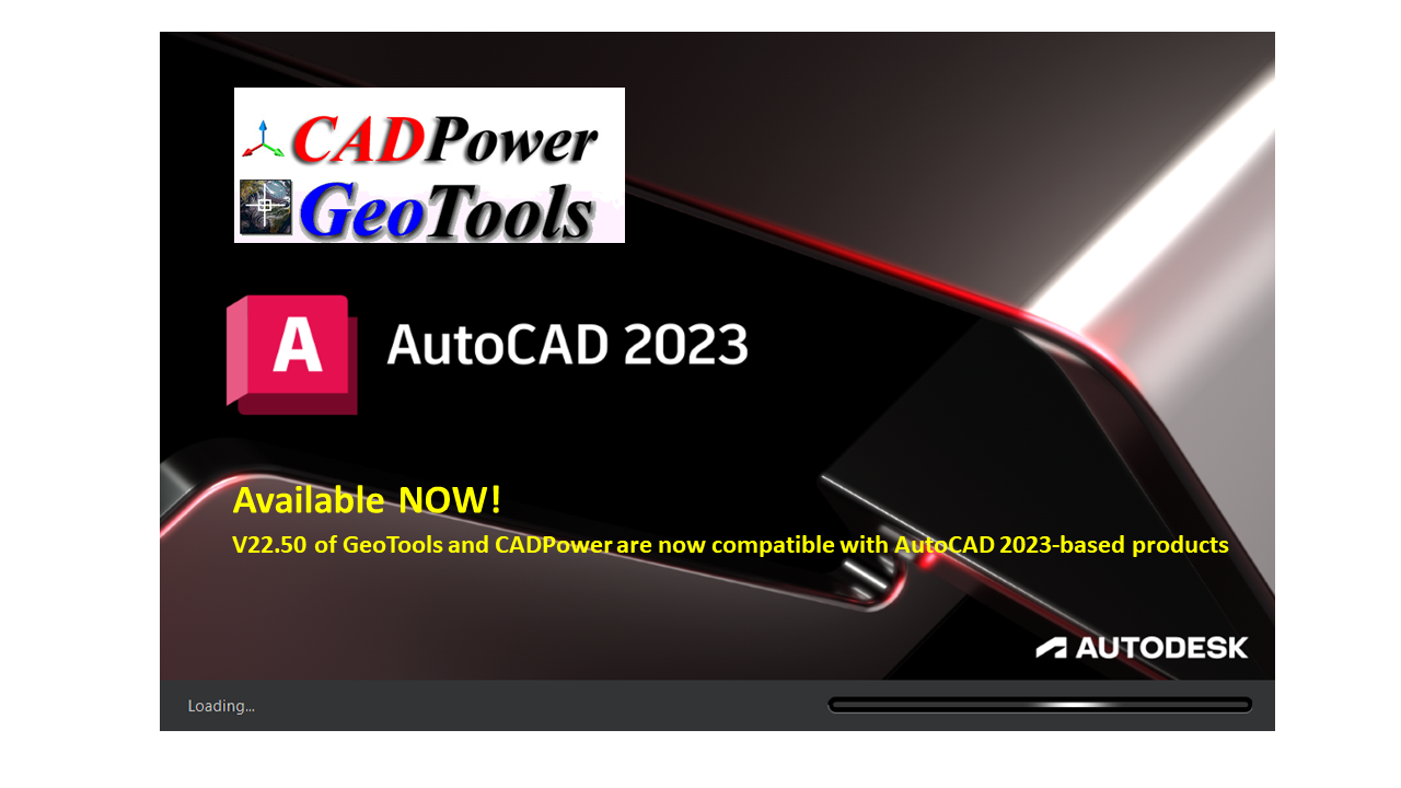 GeoTools-CADPower Newsletter April 2022 V22.51