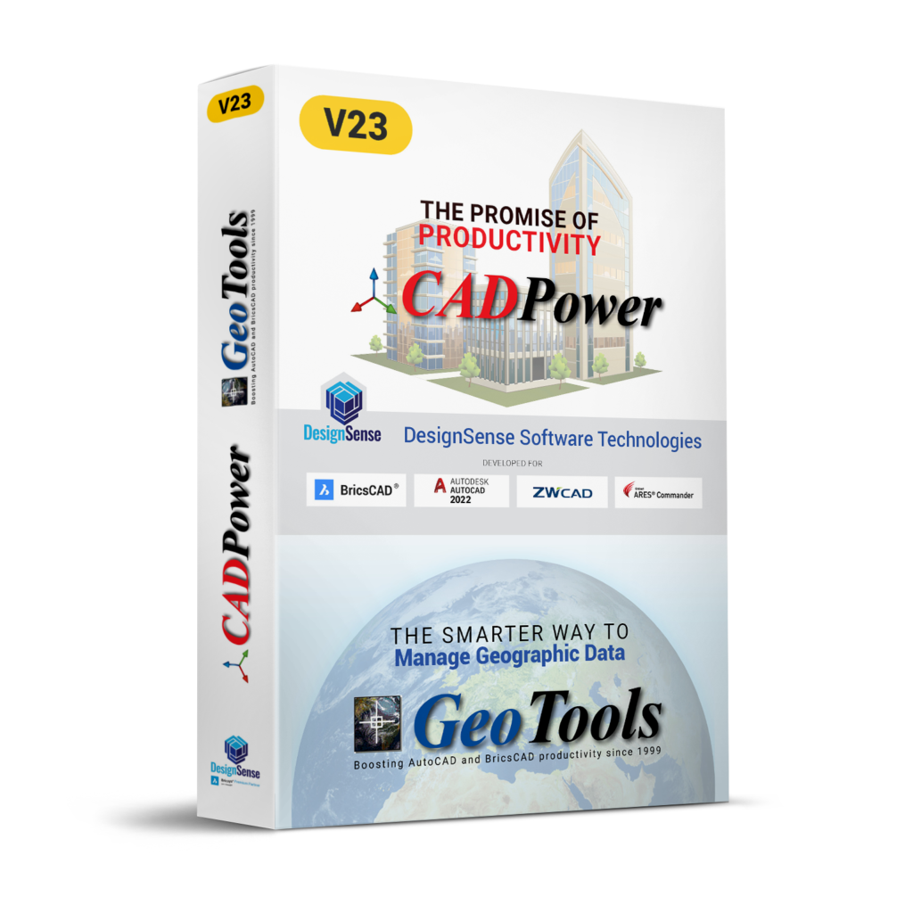 Version V 23 of GEOTools and CADPower Released- the best