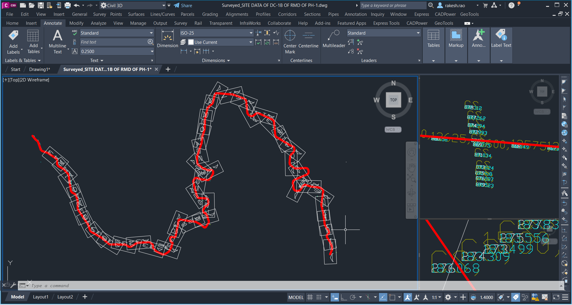 GeoTools for Processing Survey Cross-Section Data