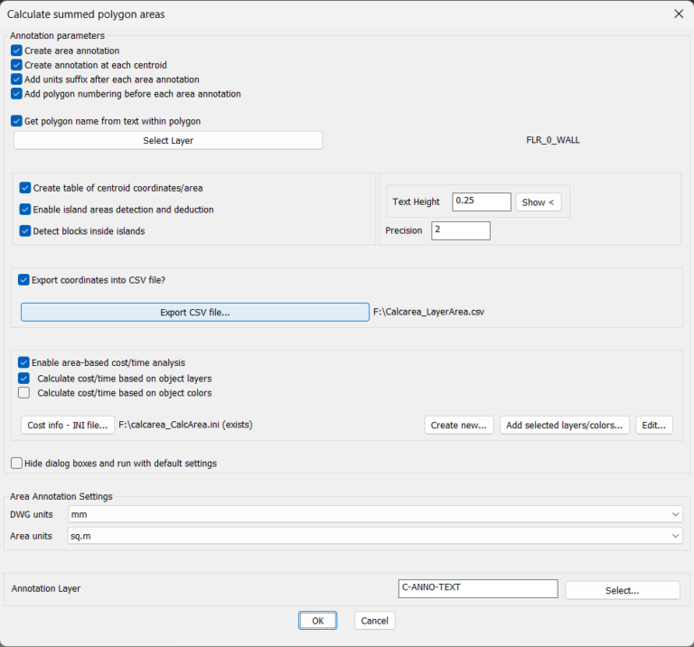 Using AutoCAD and BricsCAD V23 for Surface Area Calculations
