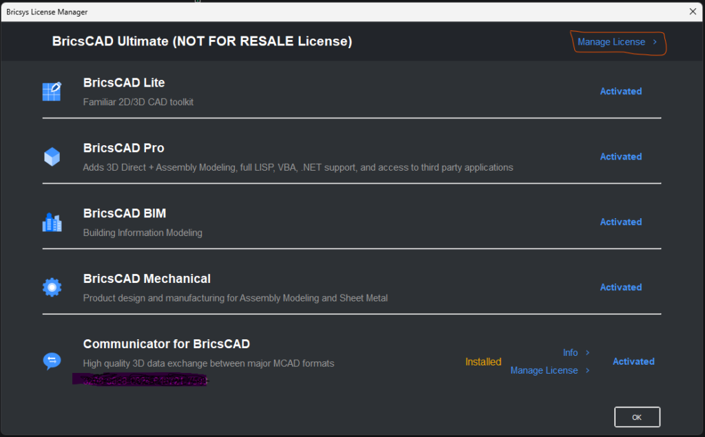 How to transfer BricsCAD license from one computer toanother